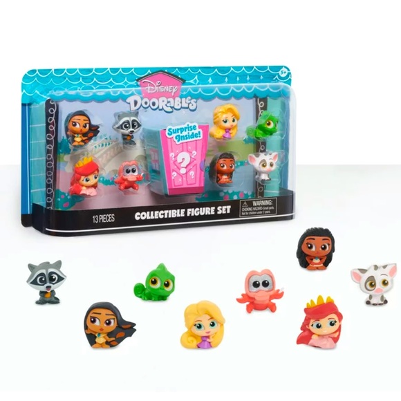 Disney | Toys | Disney Doorables 3 Piece Collectible Figure Set With ...